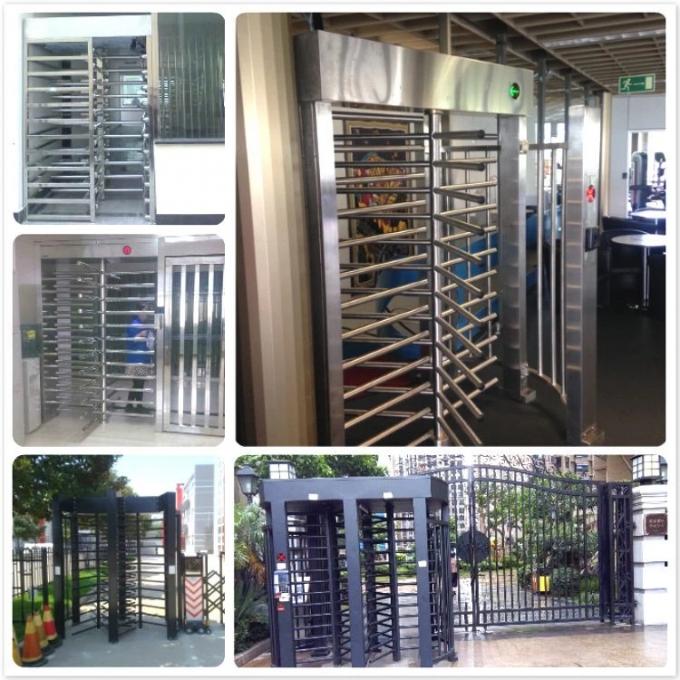 SS304 Full Height Turnstile with 0.2S Unlock Time and LED Light ...