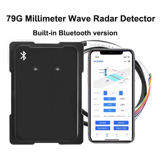 Non Contact Vehicle Human Radar Loop Detector 79ghz Millimeter Wave Bluetooth