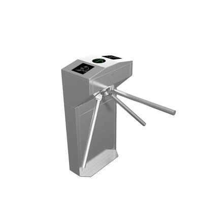 304 Stainless Steel Access Control Waist Tripod Turnstile Gate With 2