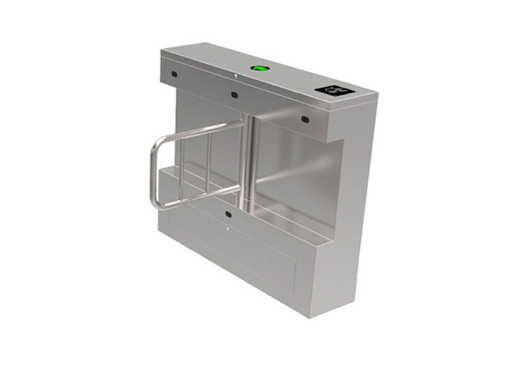 QR Code 10mA SS304 Security Swing Barrier Gate For Lobby Access Control