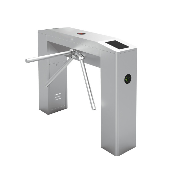 Anti Tailgating Tripod Turnstile Gate Bridge Type 30 Person Per Minute