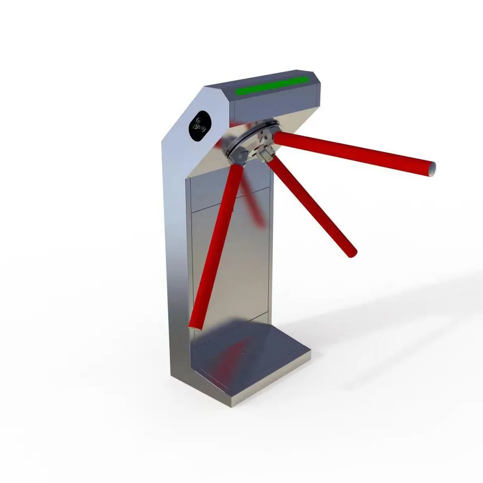 Crowd Control Tripod Barrier Gate Waist High With LED Lights OEM ODM