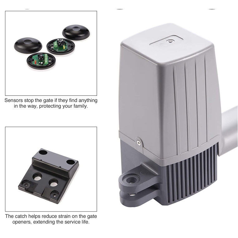 Automatic Swing Double Gate Operators Wifi Control Solar Kit Complete ...