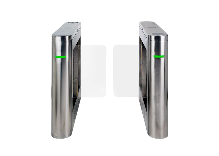 DC Brushless Motor Anti Pinch SS304 Swing Barrier Gate and Swing Arm ...