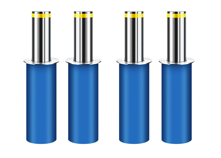 8k Mirror Surface Anti-Collision Hydraulic Rising Bollards with 220V ...