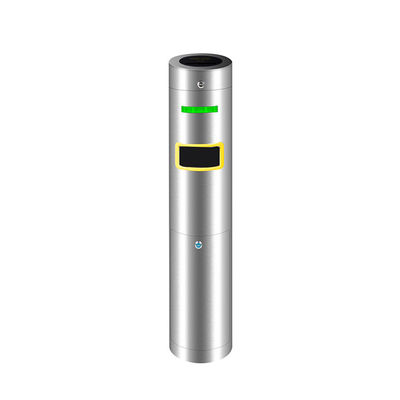 Brushed SS304 Access Control Turnstiles Temporary Visitor Card Collector
