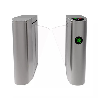 0.2 Second Flap Barrier Turnstile Pedestrian Bi Directional Entry And Exit