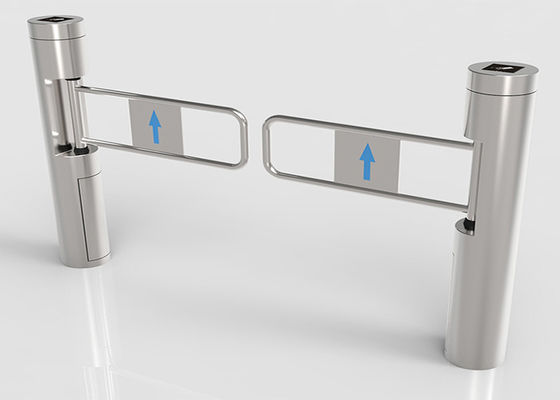 SS304 Cabinet Swing Barrier Gate with DC Brushless Motor and 730mm Arm ...