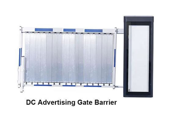 DC24V 3s Speed Automatic Barrier Gate with Advertising Arm for Traffic ...